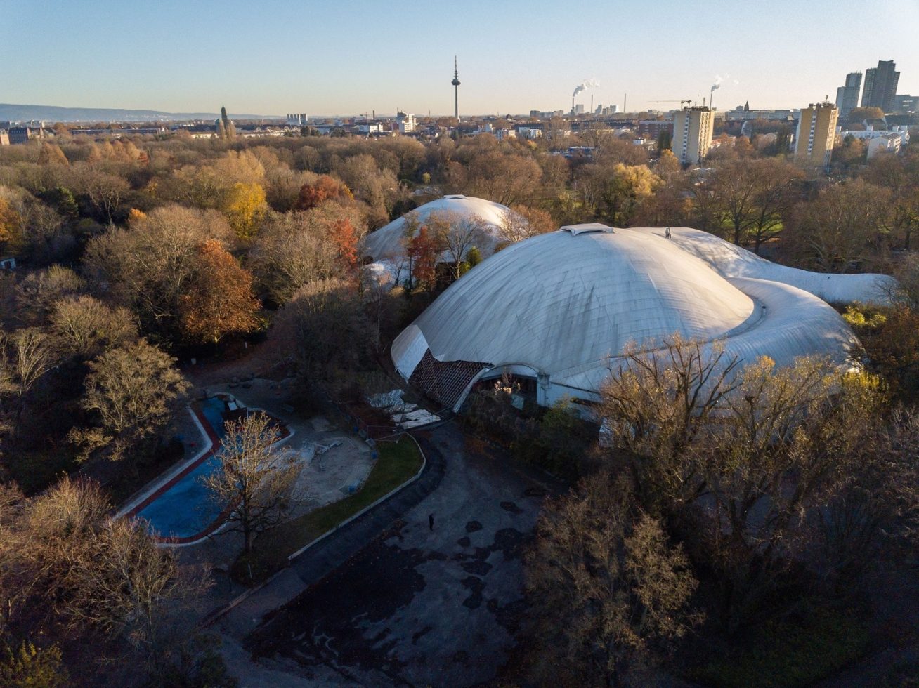 Multihalle von Frei Otto in Mannheim – Wüstenrot Stiftung